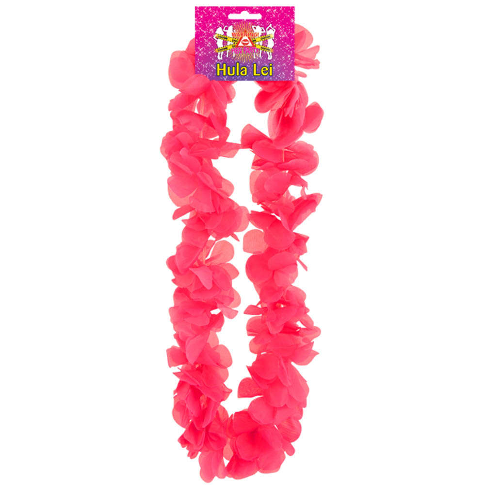 Hot Pink Neon Lei - I Love Fancy Dress