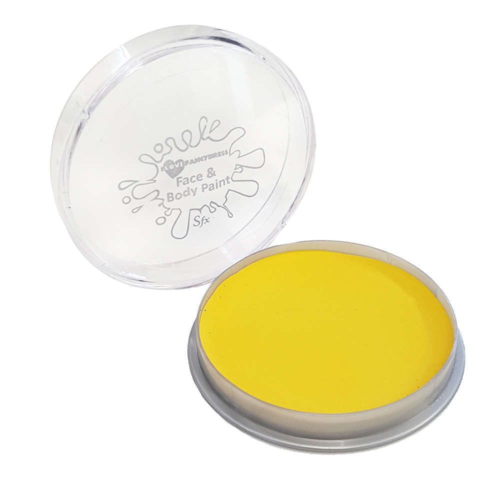 Yellow Face Paint - I Love Fancy Dress